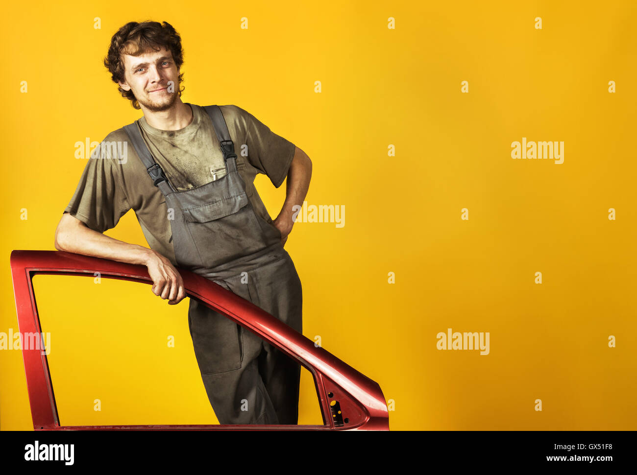 Mechanic at work car man hi-res stock photography and images - Alamy
