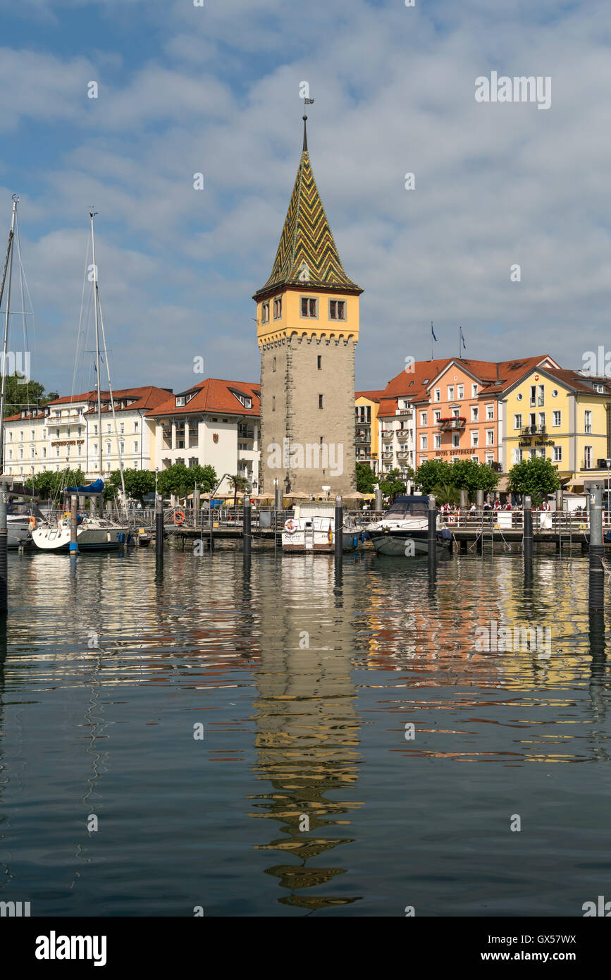 Lindau hafen tower hi-res stock photography and images - Alamy