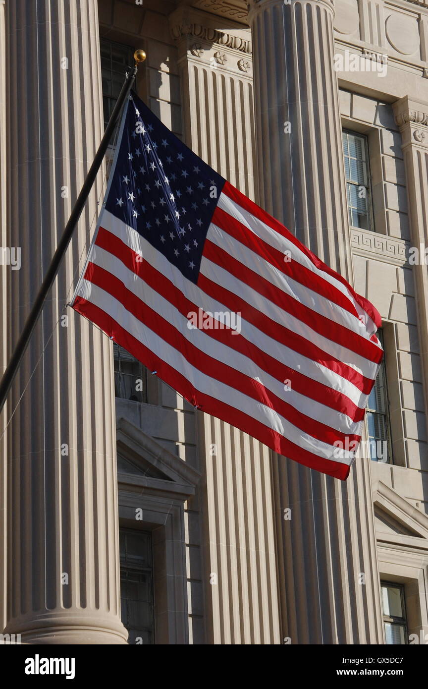 American flag, Washington DC Stock Photo - Alamy