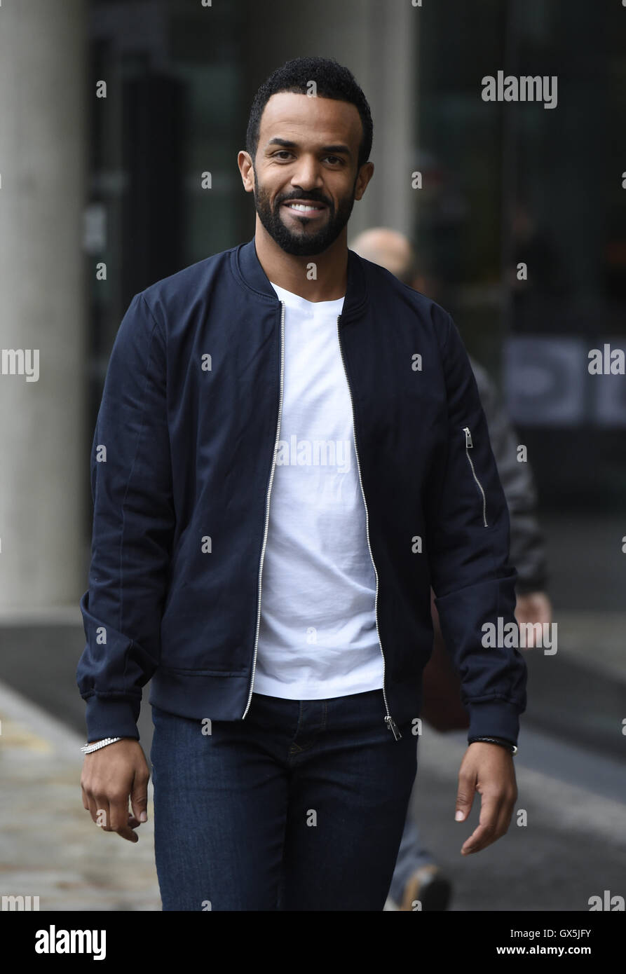 Craig David seen leaving BBC Breakfast studio's in Manchester this ...