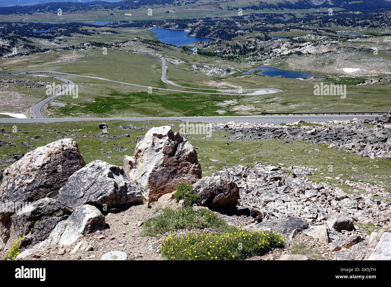 View from an overlook on the Beartooth highway, US212 US 212 Beartooth ...