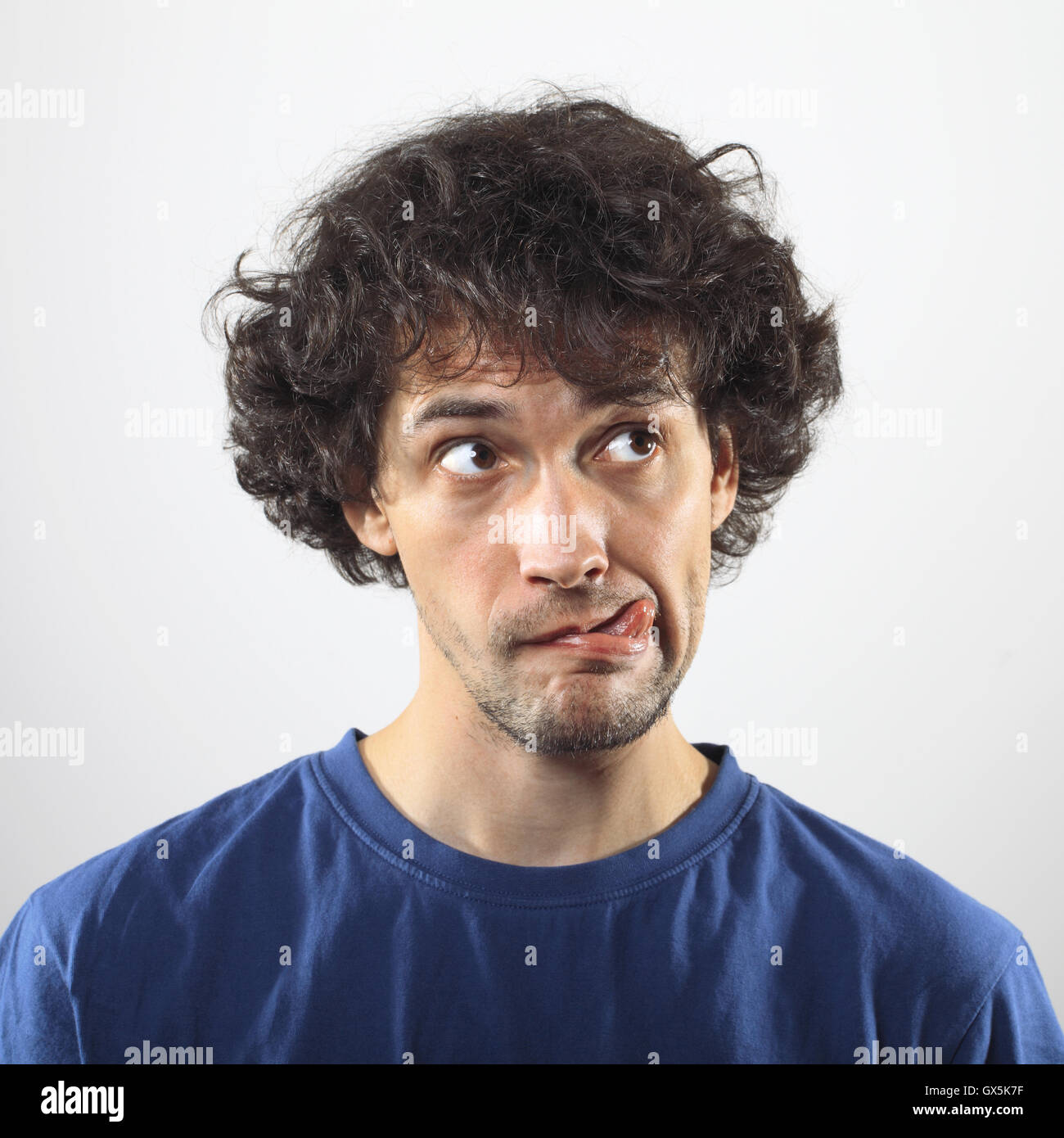 Face cool young man hi-res stock photography and images - Alamy