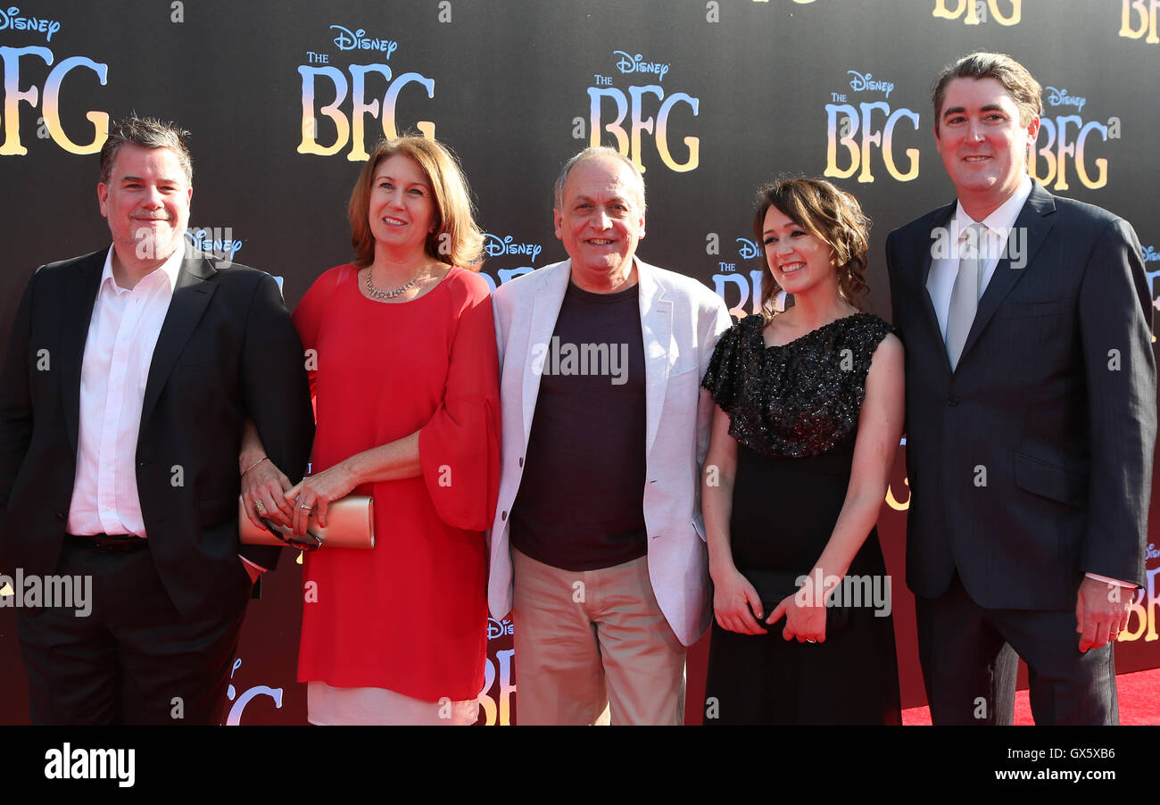 Los Angeles premiere of 'The BFG' - Arrivals Featuring: Guy Williams ...