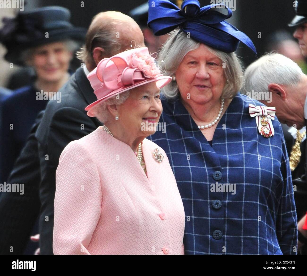 Queen Elizabeth II arrives in Liverpool Featuring: Queen Elizabeth II ...
