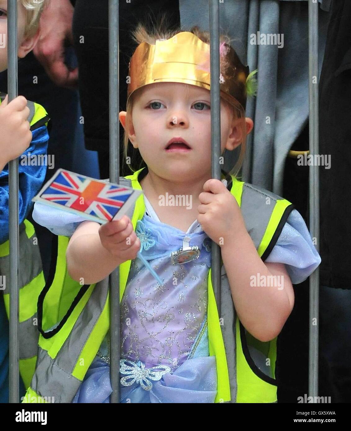 Queen Elizabeth II arrives in Liverpool Featuring: Queen Elizabeth II ...