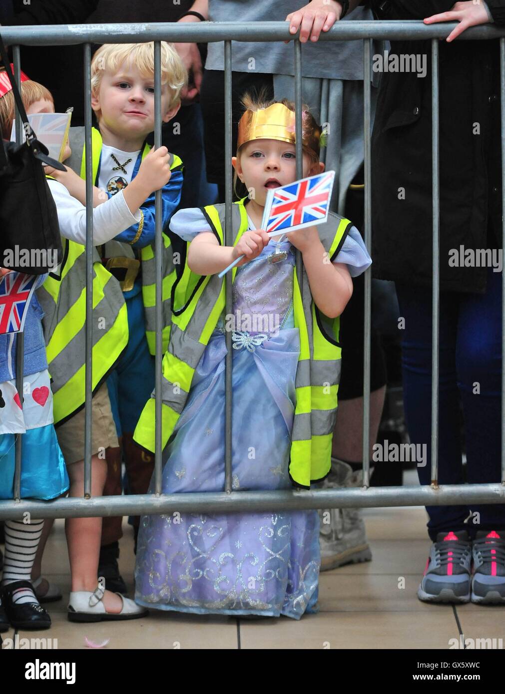 Queen Elizabeth II arrives in Liverpool Featuring: Queen Elizabeth II ...