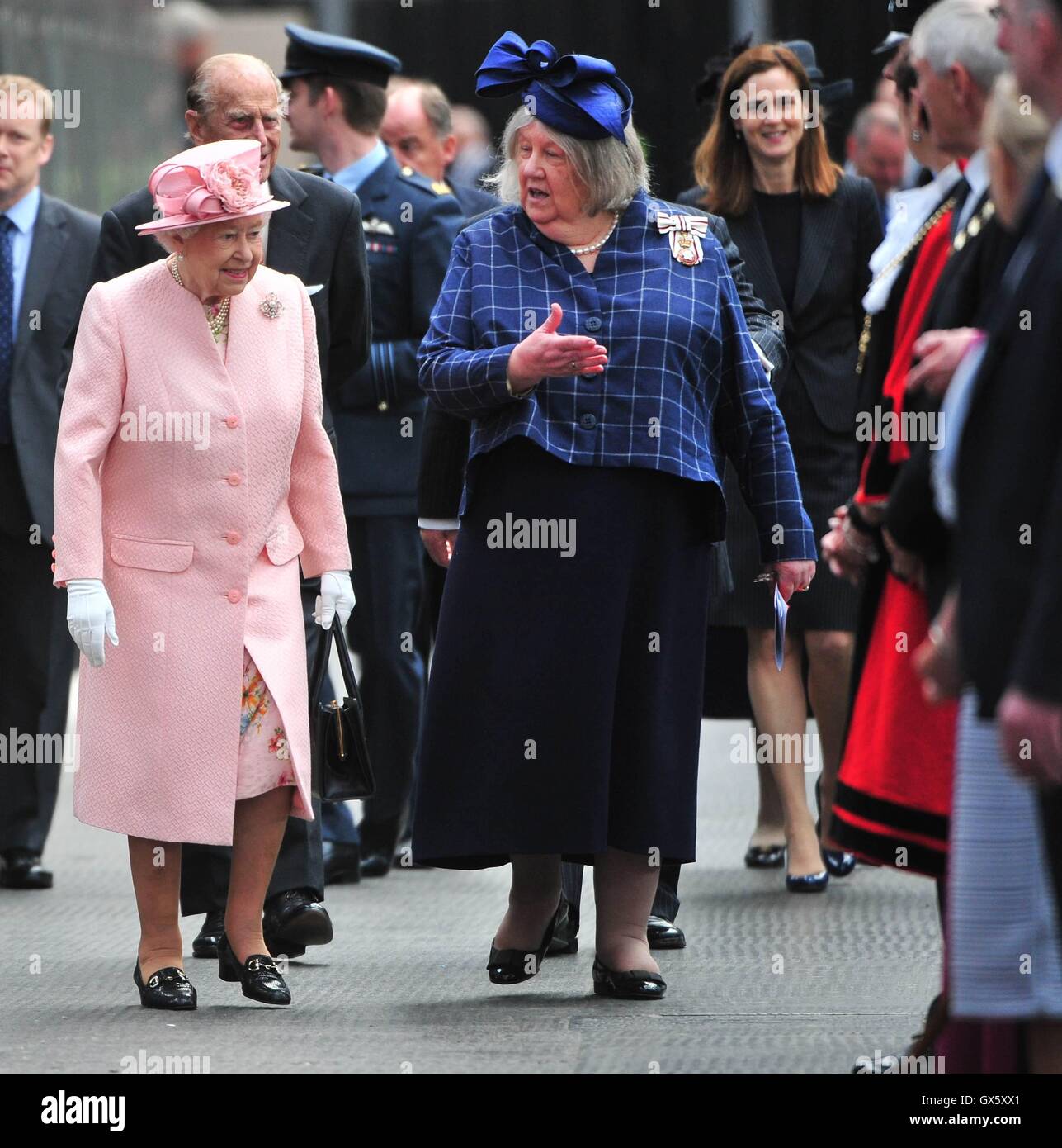 Queen Elizabeth II arrives in Liverpool Featuring: Queen Elizabeth II ...