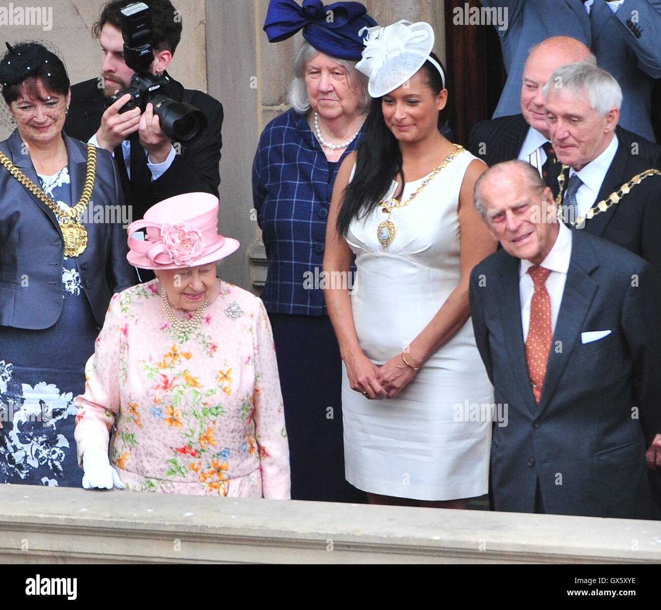 Queen Elizabeth II visits Liverpool Town Hall Featuring: Queen ...