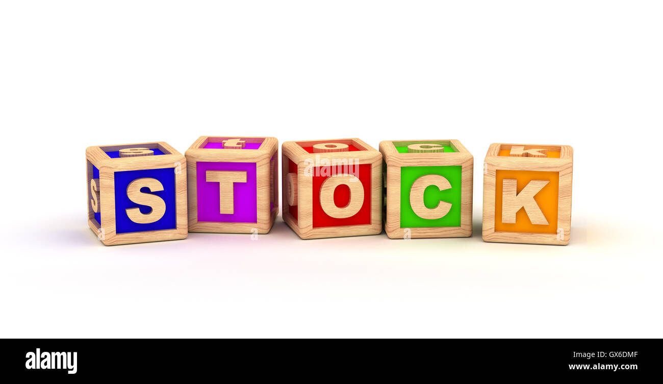 Stock Text Cubes Stock Photo - Alamy
