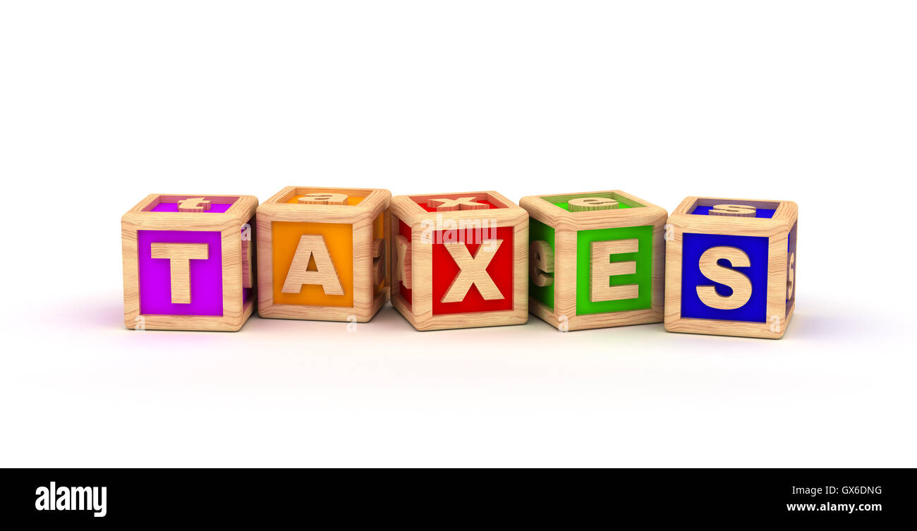 Tax font hi-res stock photography and images - Alamy
