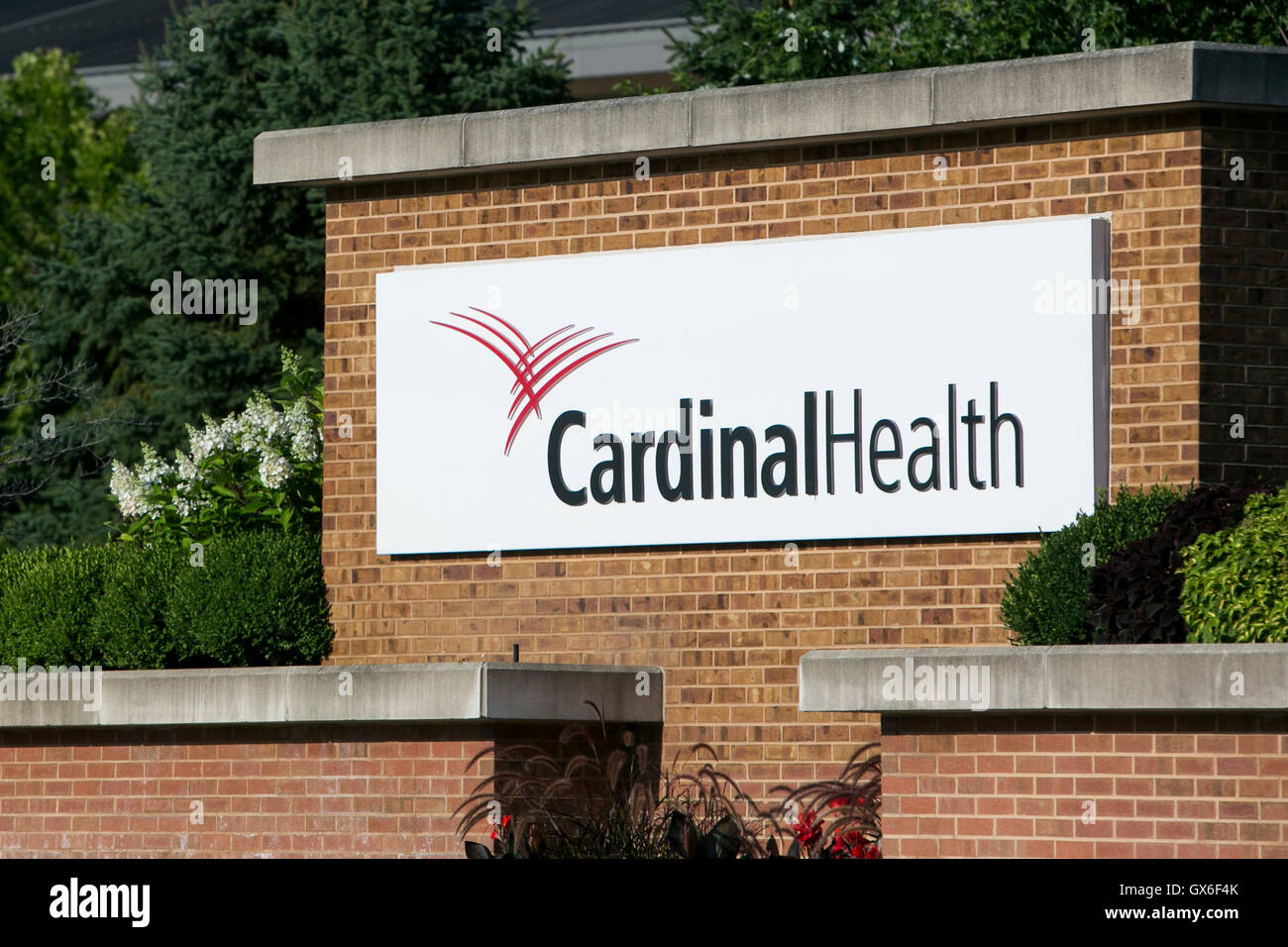 A logo sign outside of the headquarters of Cardinal Health, Inc., in ...