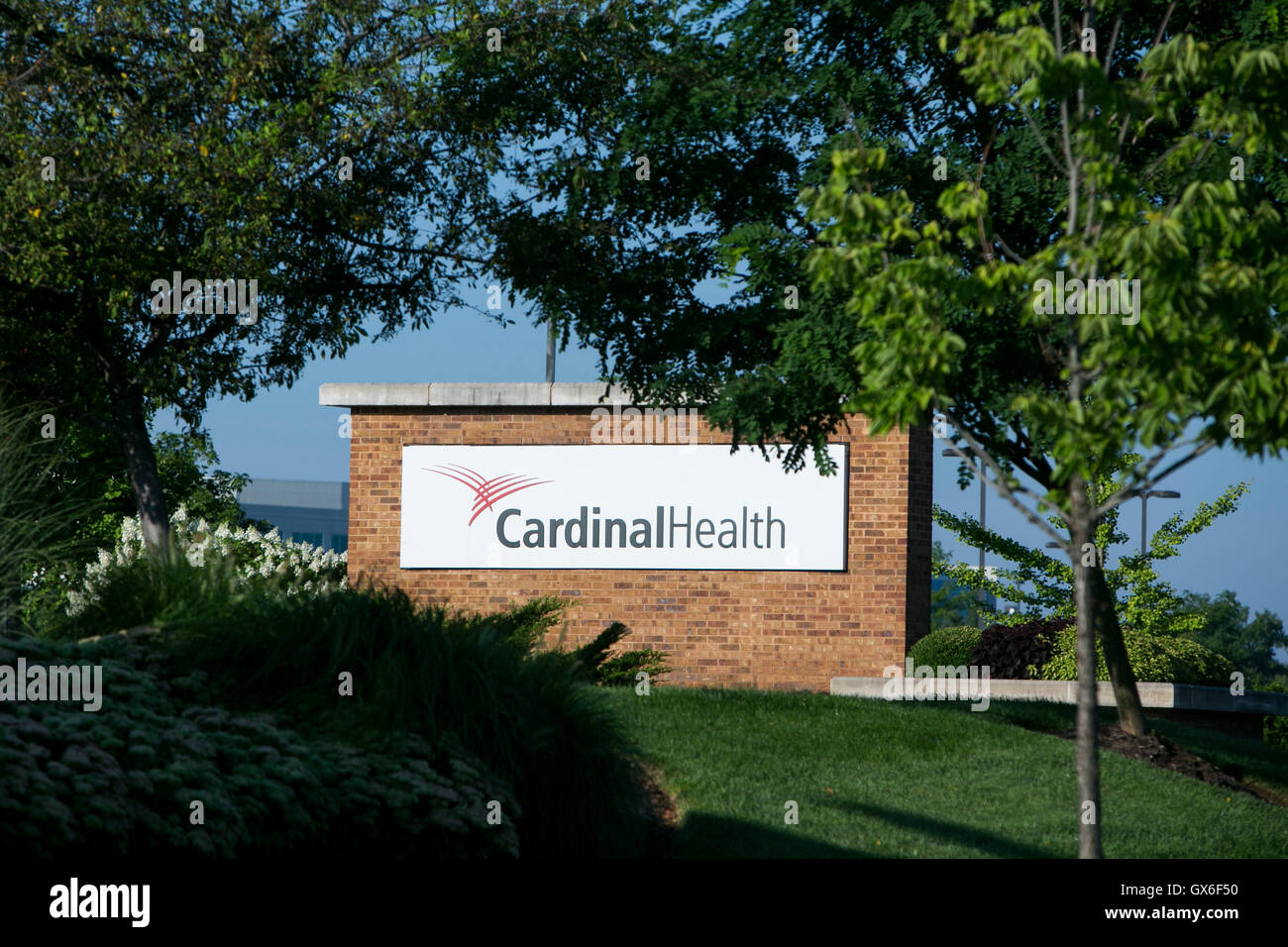 A logo sign outside of the headquarters of Cardinal Health, Inc., in ...