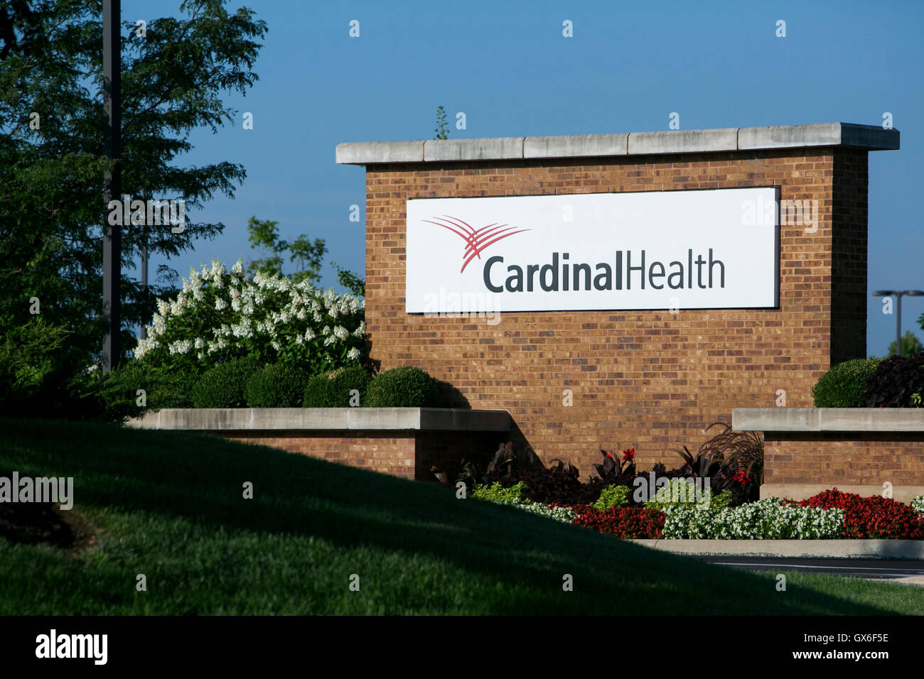 A logo sign outside of the headquarters of Cardinal Health, Inc., in ...