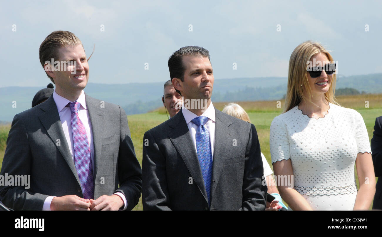 US Presidential candidate Donald Trump opens Trump Turnberry Golf ...