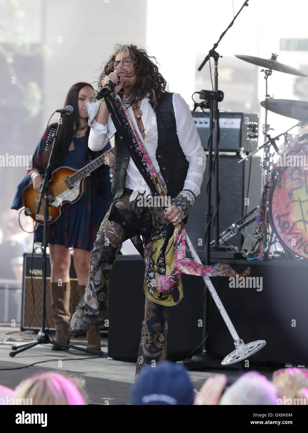 Steven Tyler performs on NBC's the 'Today' show in New York City ...