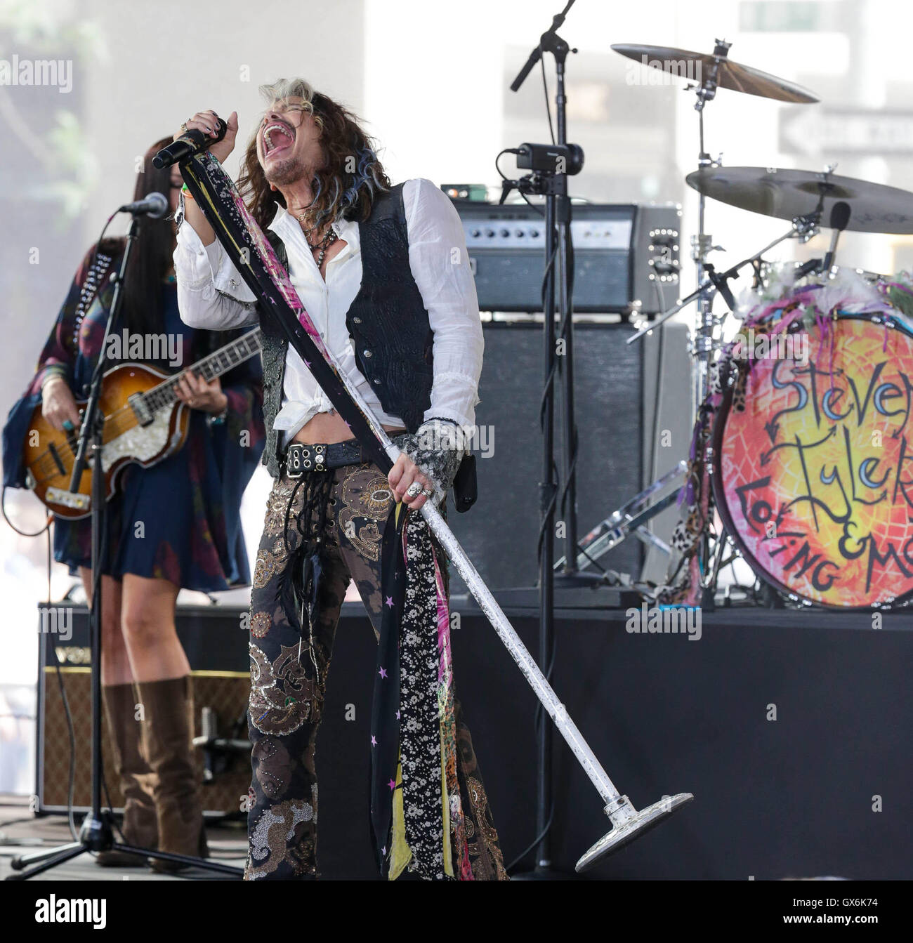 Steven Tyler performs on NBC's the 'Today' show in New York City ...