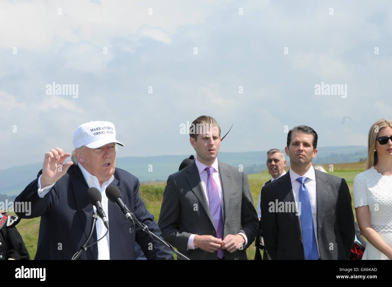 U.S. Presidential candidate Donald Trump opens Trump Turnberry Golf ...