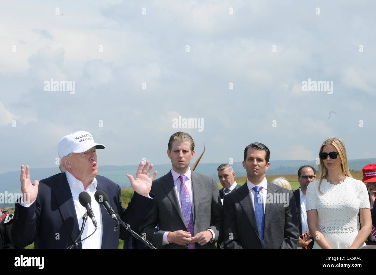 U.S. Presidential candidate Donald Trump opens Trump Turnberry Golf ...