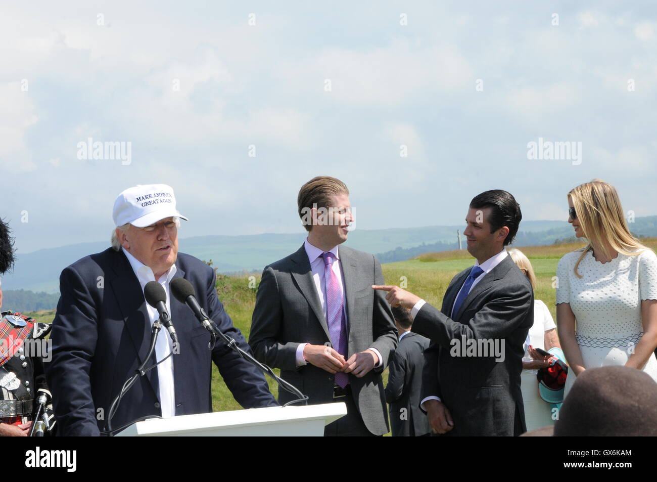U.S. Presidential candidate Donald Trump opens Trump Turnberry Golf ...