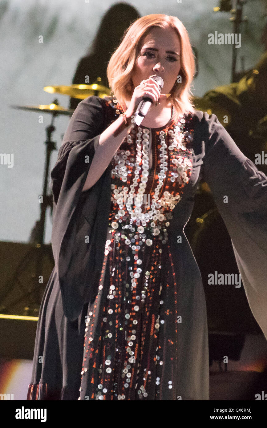 Glastonbury Festival 2016 - Performances - Day 2 Featuring: Adele Adkins, Adele Where: Somerset ...