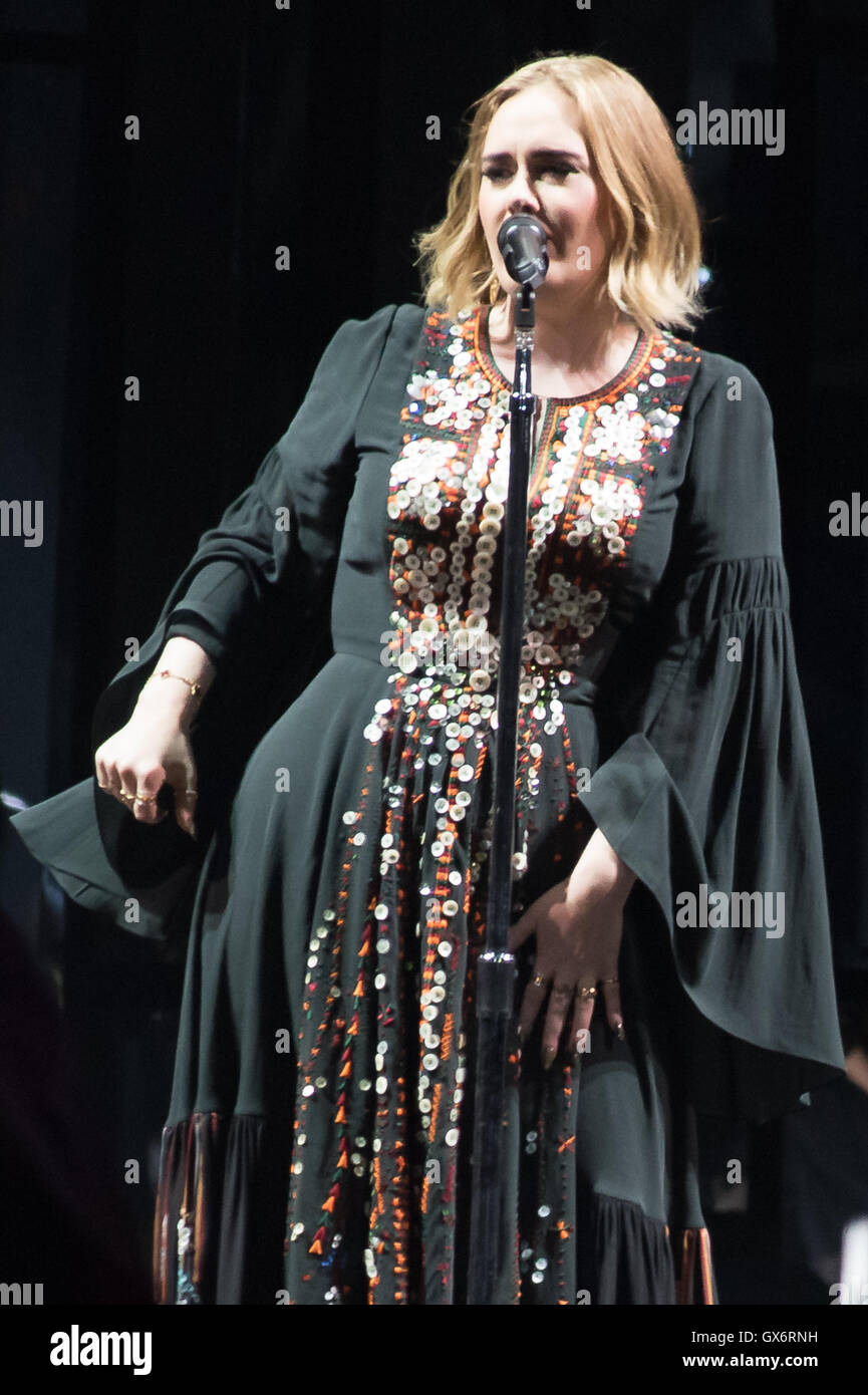 Glastonbury Festival 2016 - Performances - Day 2 Featuring: Adele Adkins, Adele Where: Somerset ...