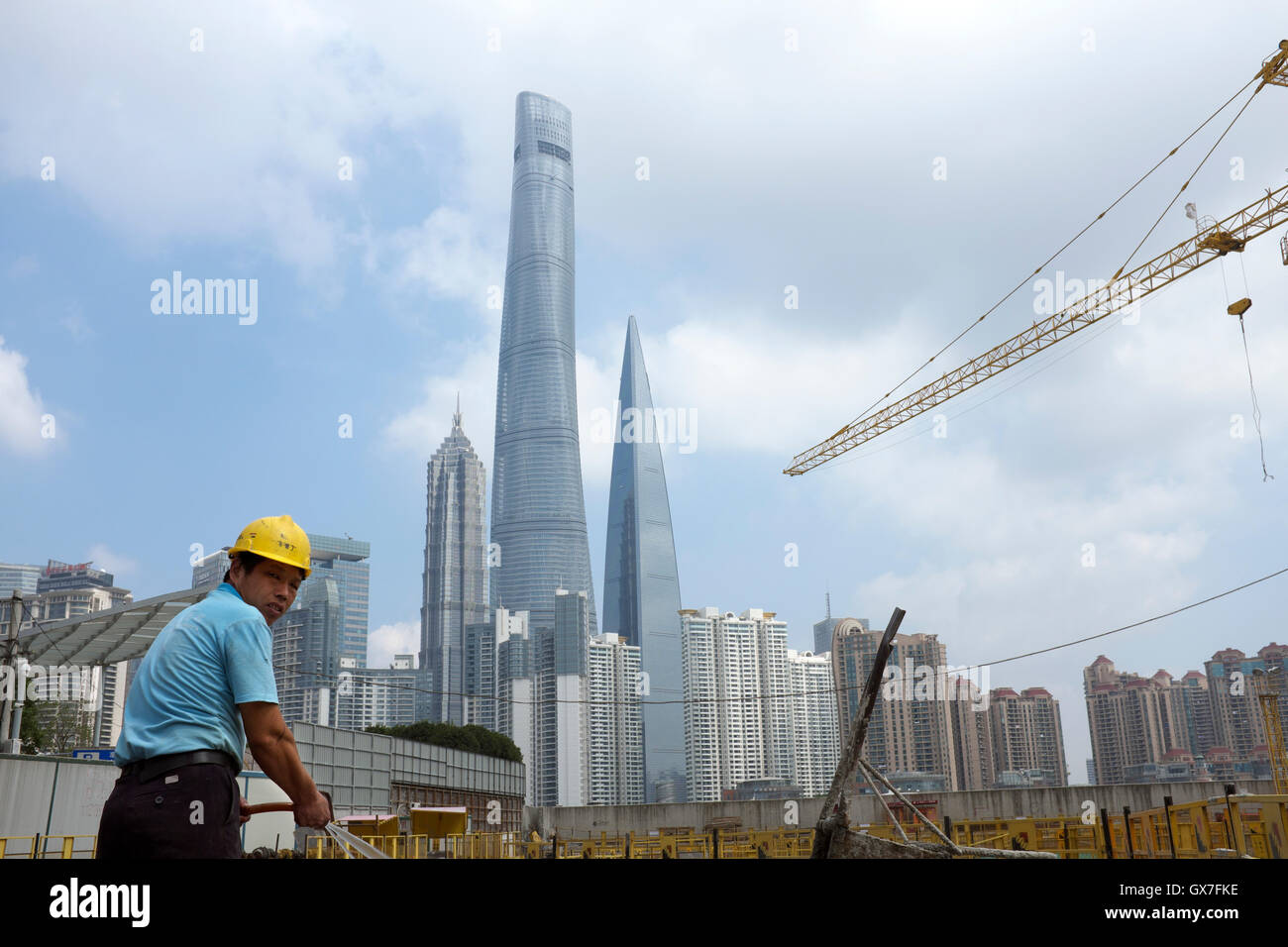 Shanghai construction hi-res stock photography and images - Alamy