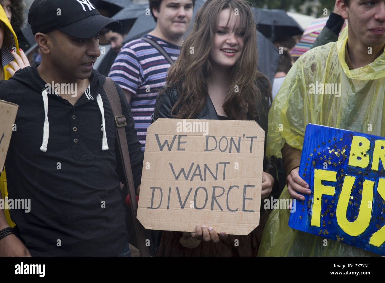 Brixit Protest in London Trafalgar Square Featuring: Atmosphere Where ...