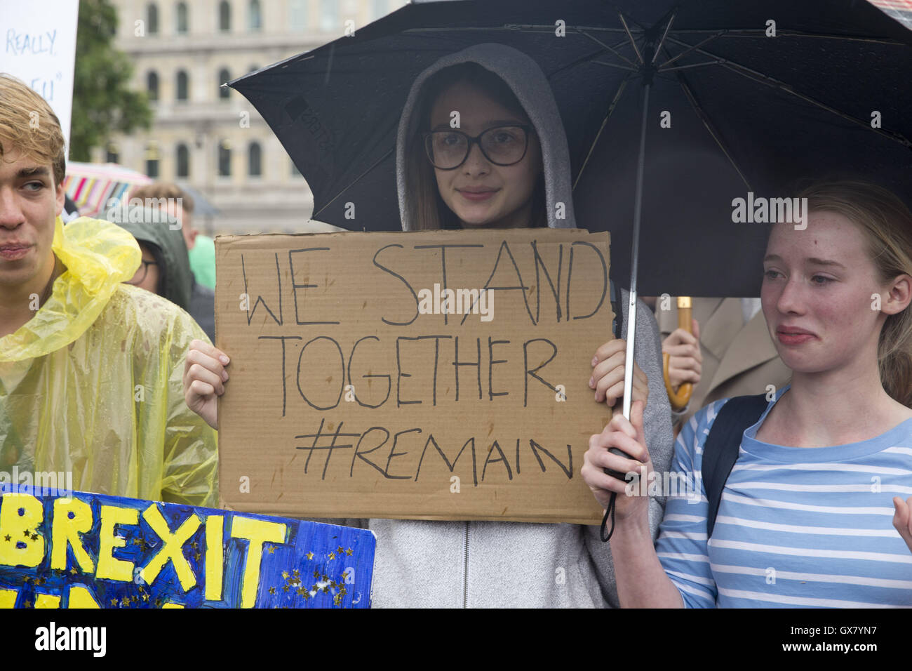 Brixit Protest in London Trafalgar Square Featuring: Atmosphere Where ...