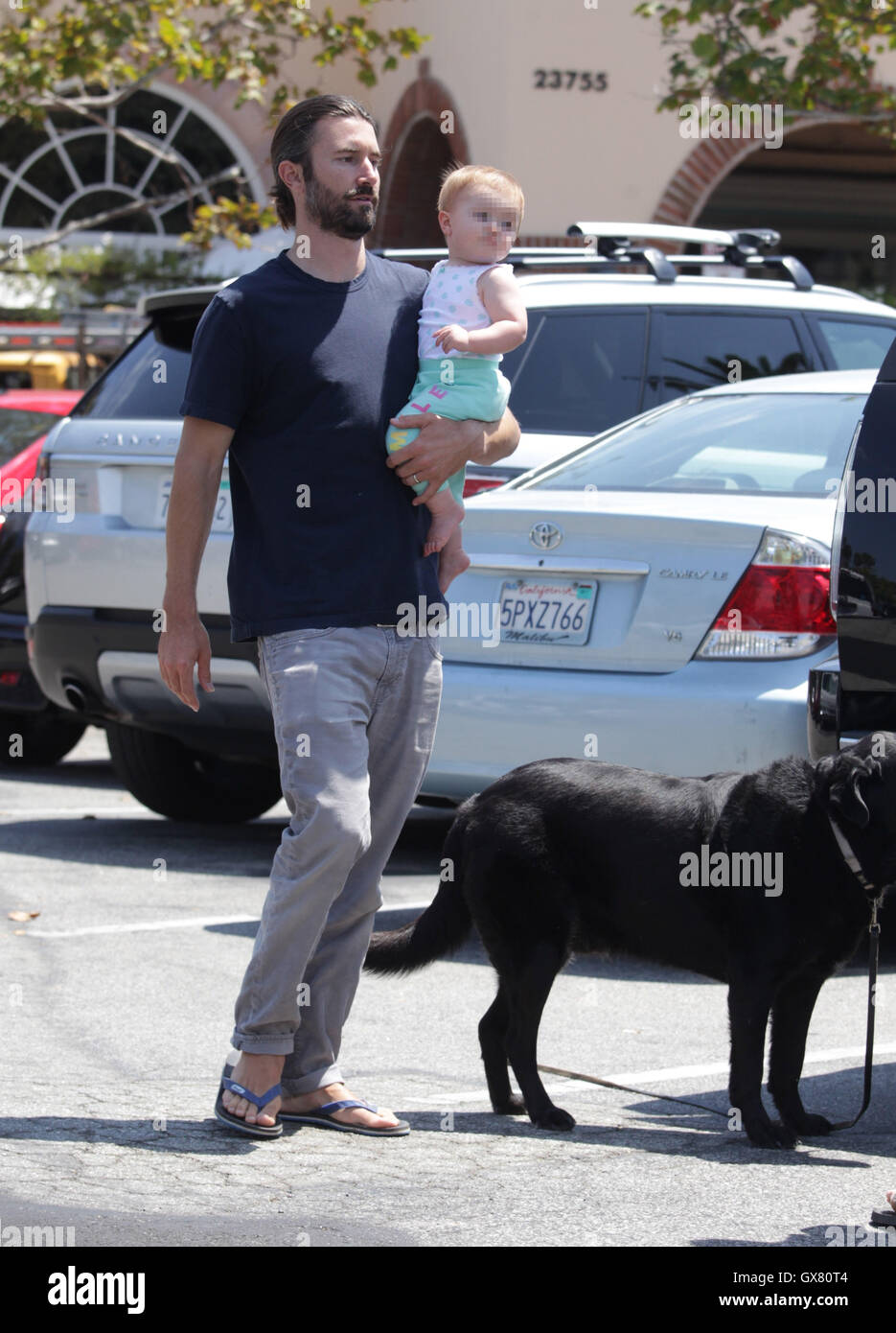 Brandon Jenner steps out with his little baby girl Eva James Jenner ...