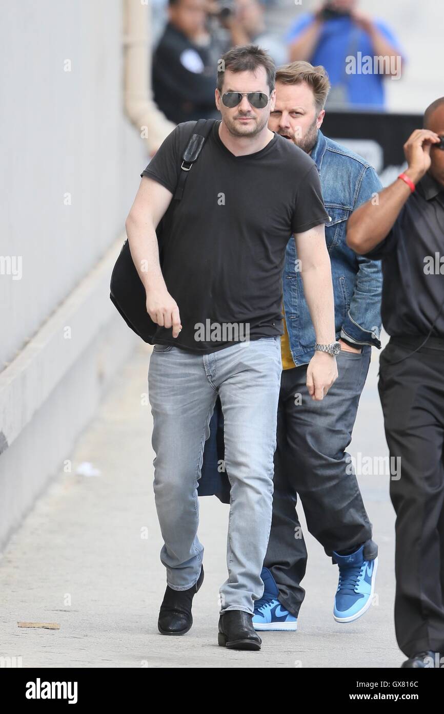 Jim Jeffries seen at the ABC studios for Jimmy Kimmel Live! Featuring ...