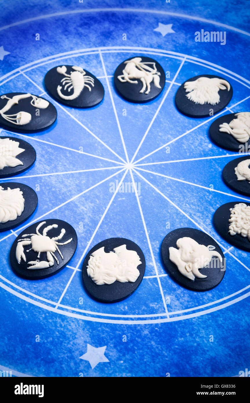 astrology and horoscope concept Stock Photo - Alamy