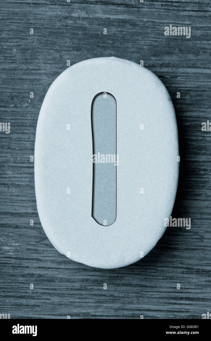 rune symbol Isa on stone Stock Photo - Alamy