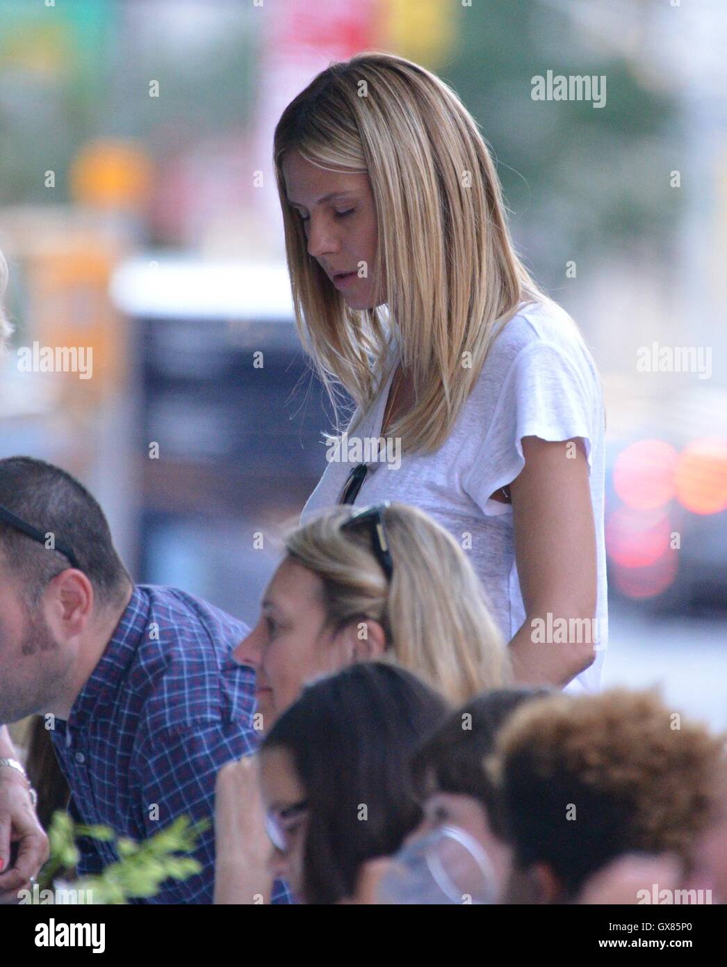 Heidi Klum goes to dinner at Mr. Chow restaurant with her children New ...