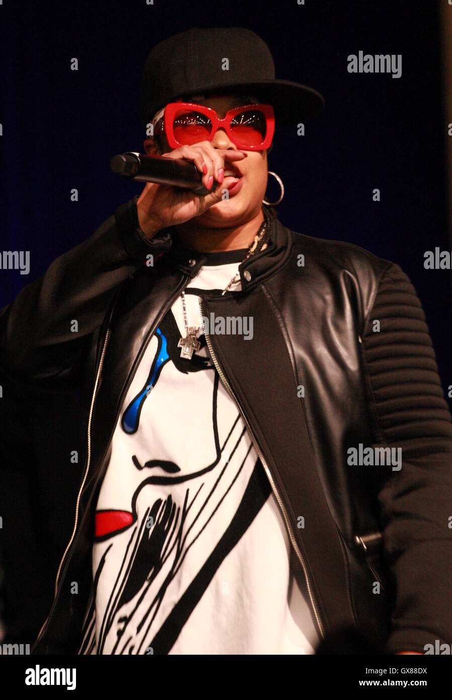 Rapper Da Brat performing live at the Be You Expo at the Pa Convention ...