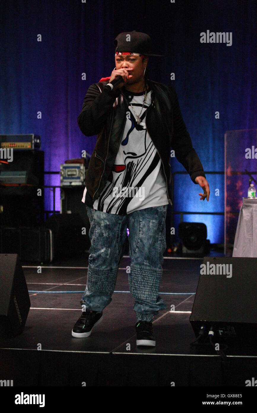 Rapper Da Brat performing live at the Be You Expo at the Pa Convention ...