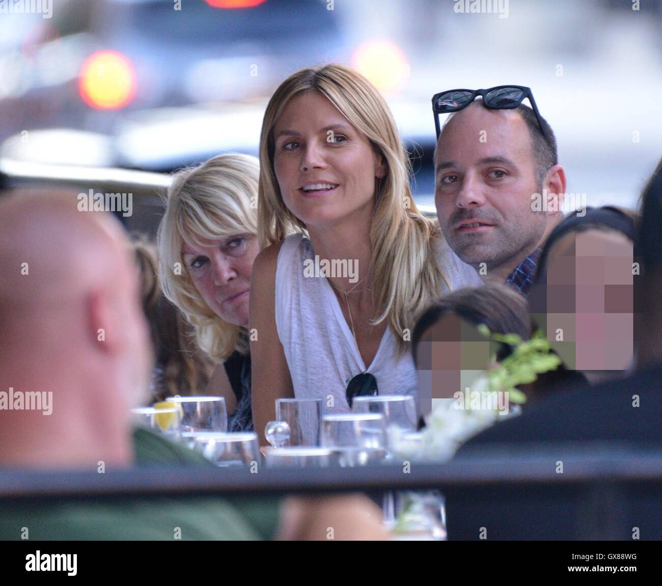 Heidi Klum goes to dinner at Mr. Chow restaurant with her children New ...