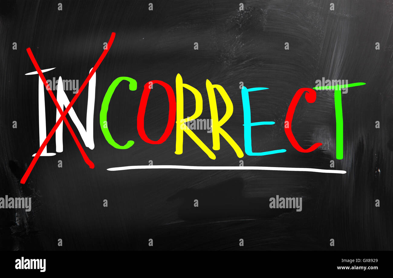 Correct solution hi-res stock photography and images - Alamy