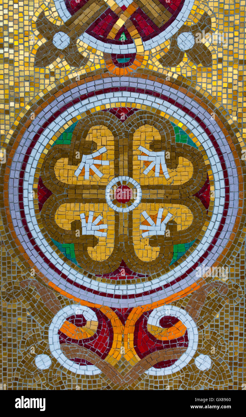 Beautiful stone mosaic pattern Stock Photo - Alamy