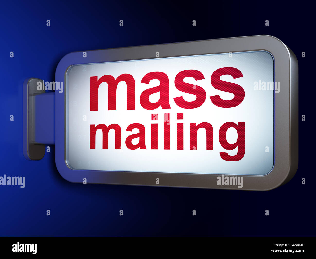 Marketing concept: Mass Mailing on billboard background Stock Photo - Alamy