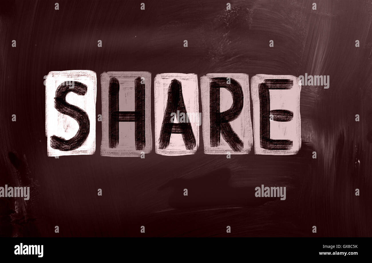 Concept sharing diagram hi-res stock photography and images - Alamy