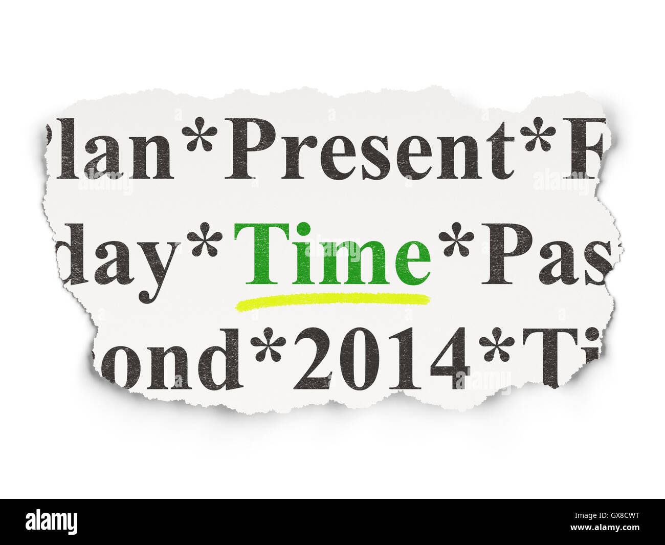 Time concept: Time on Paper background Stock Photo - Alamy