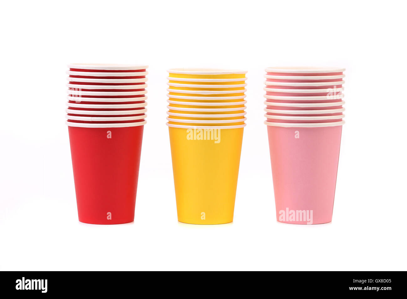 Colorful paper coffee cup Stock Photo - Alamy