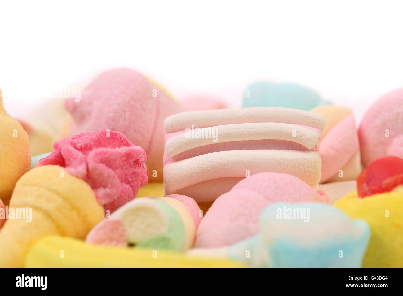 Different colorful marshmallow Stock Photo - Alamy