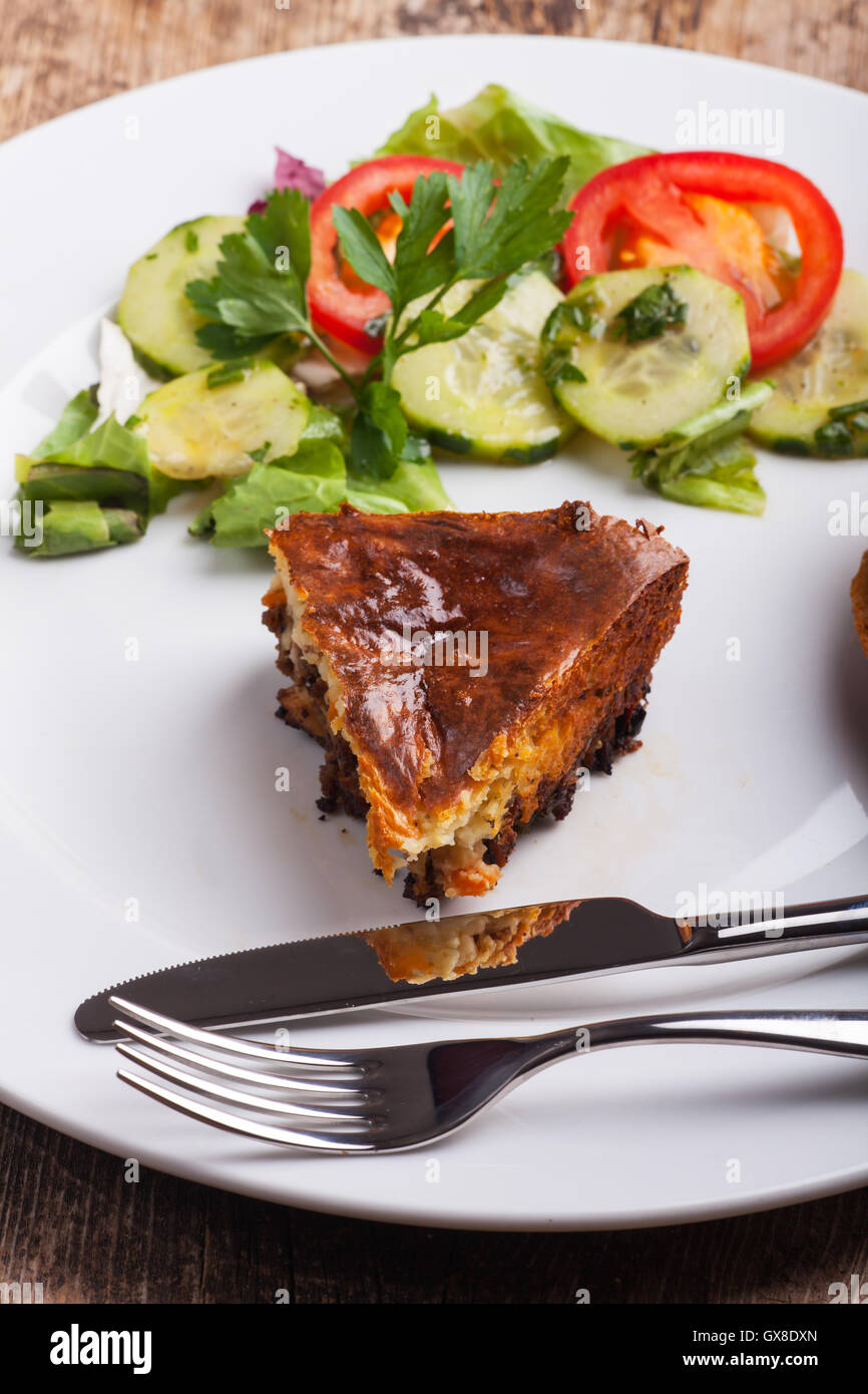 closeup of a shepperds pie Stock Photo - Alamy