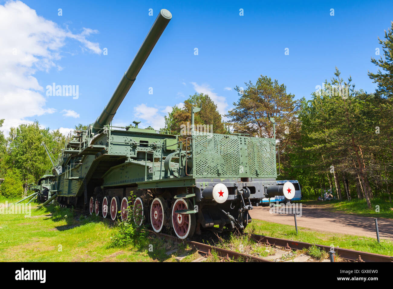 Soviet 305mm tm 3 12 railway gun hi-res stock photography and images ...