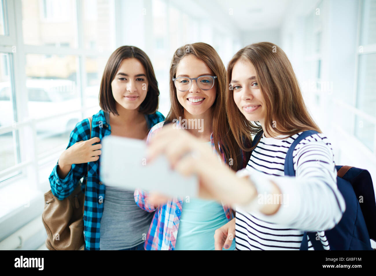 Photo with classmates Stock Photo - Alamy