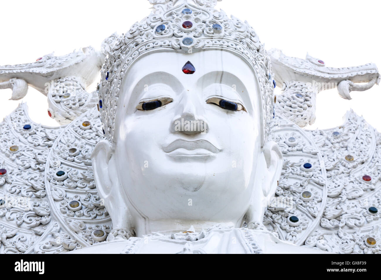 White Buddha Chiang Mai Stock Photo - Alamy