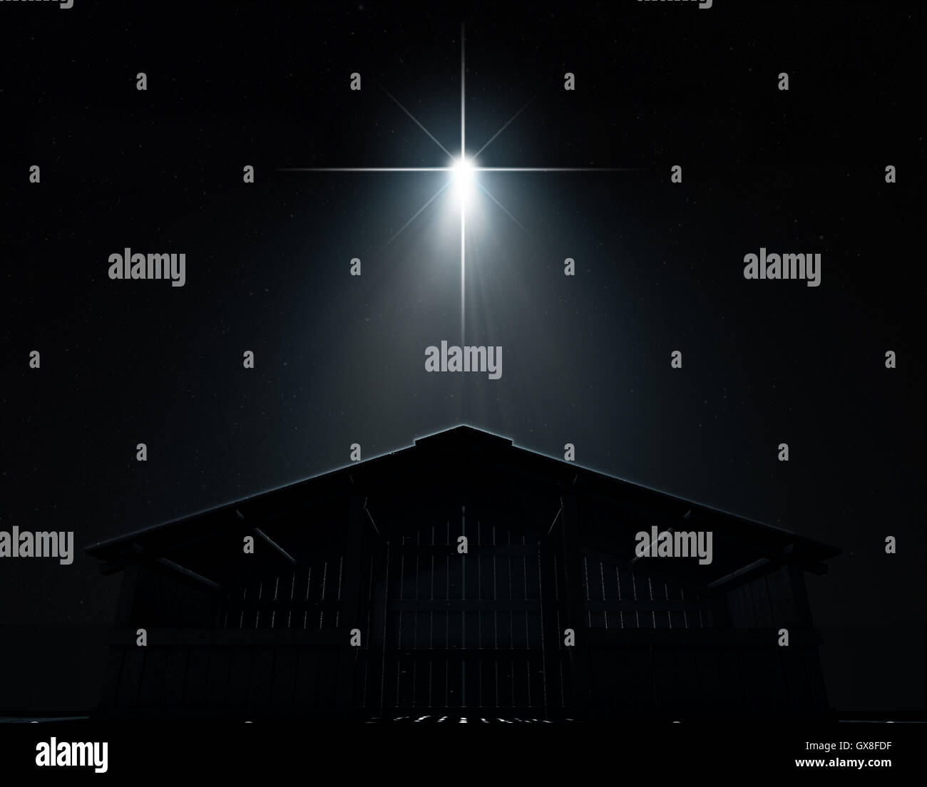 3d jesus christ in manger hi-res stock photography and images - Alamy