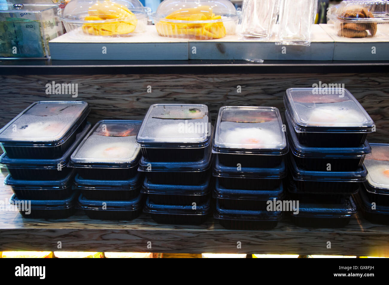 Food box set thai style for sale Stock Photo - Alamy