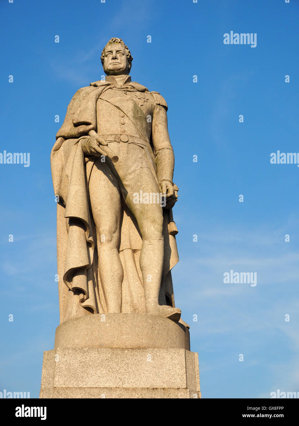 Granite Statue of King William IV in the uniform of Lord High Admiral ...